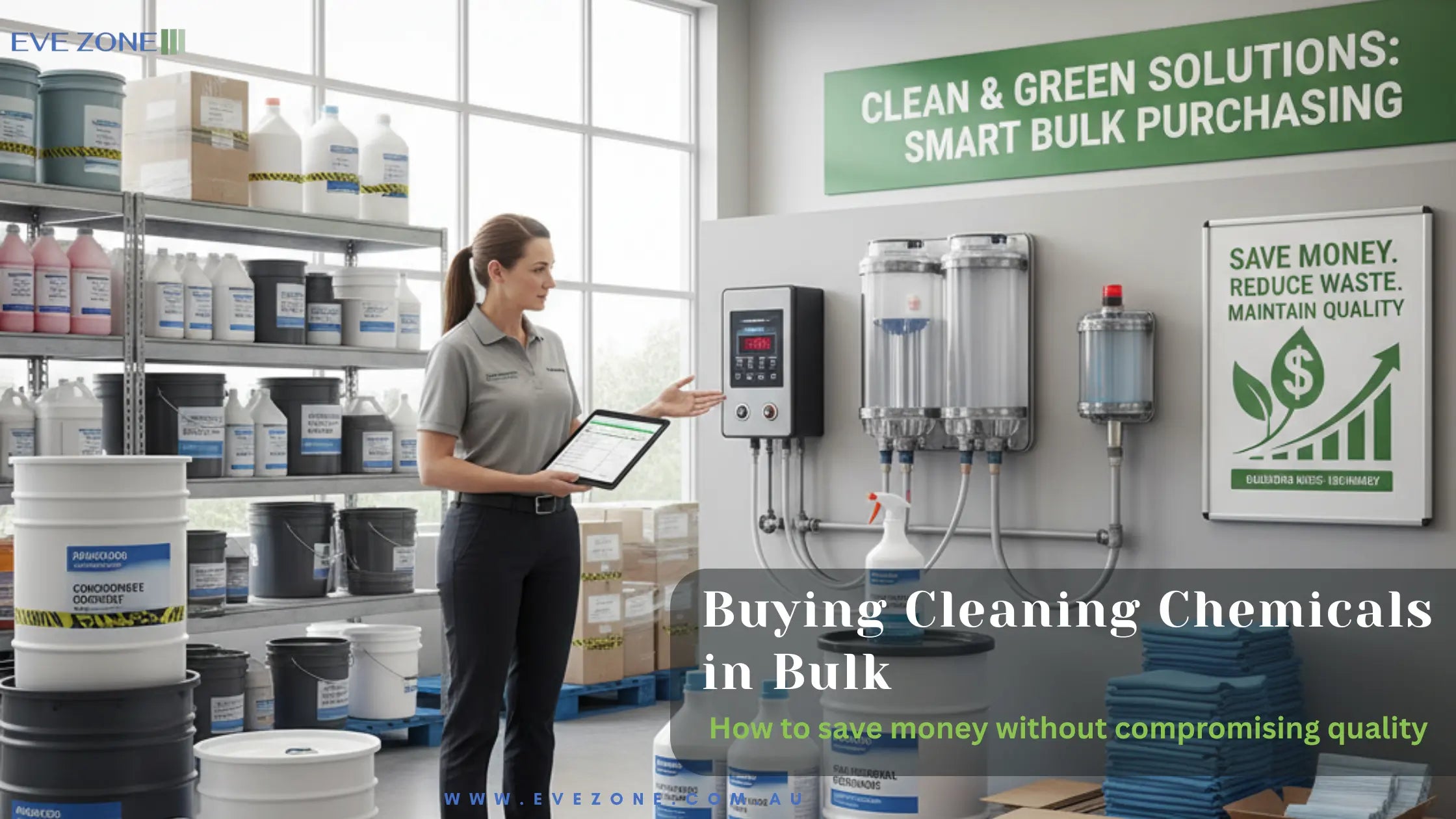 Buying Cleaning Chemicals in Bulk: Save Money & Maintain Quality – Eve Zone